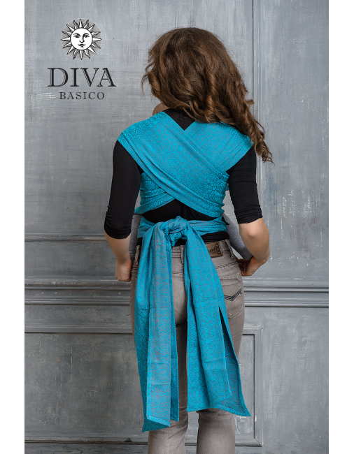 Diva Basico Mei Tai 100% cotton: Lago - Baby Carrier, Baby Wrap