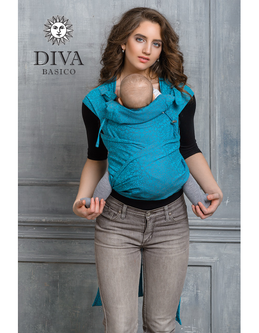 Diva Basico Mei Tai 100% cotton: Lago - Baby Carrier, Baby Wrap