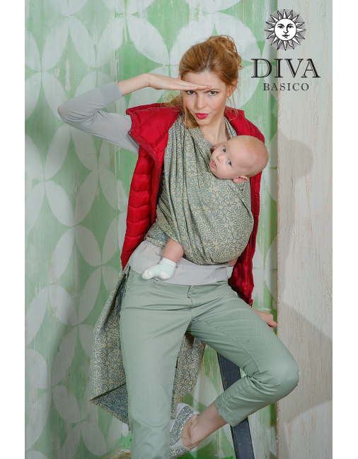 Diva Basico 100% cotton: Damasco - Baby Carrier, Baby Wrap