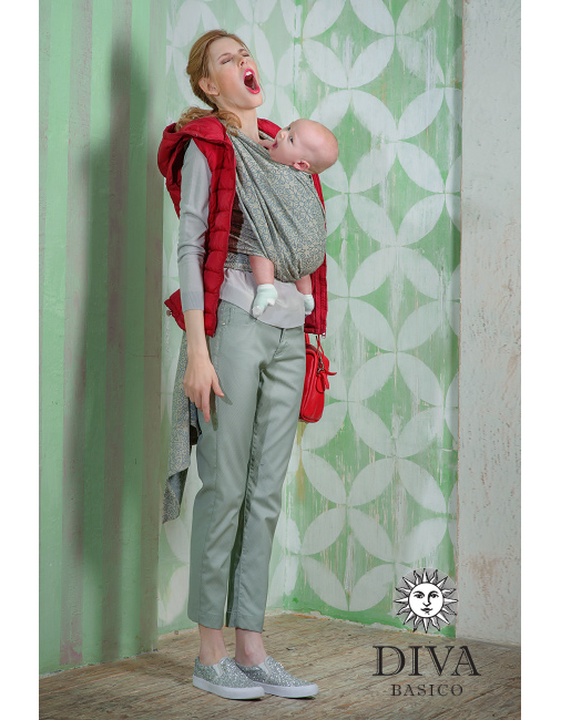 Diva Basico 100% cotton: Damasco - Baby Carrier, Baby Wrap