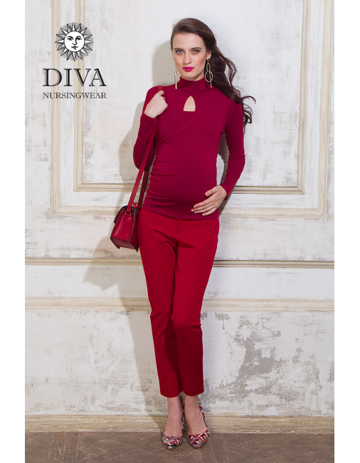 Nursing Top Diva Nursingwear Maura, Berry