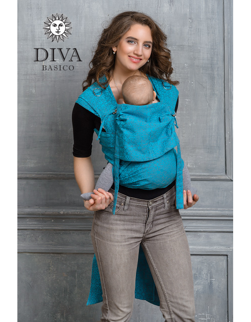 Diva Basico Mei Tai 100% cotton: Lago - Baby Carrier, Baby Wrap