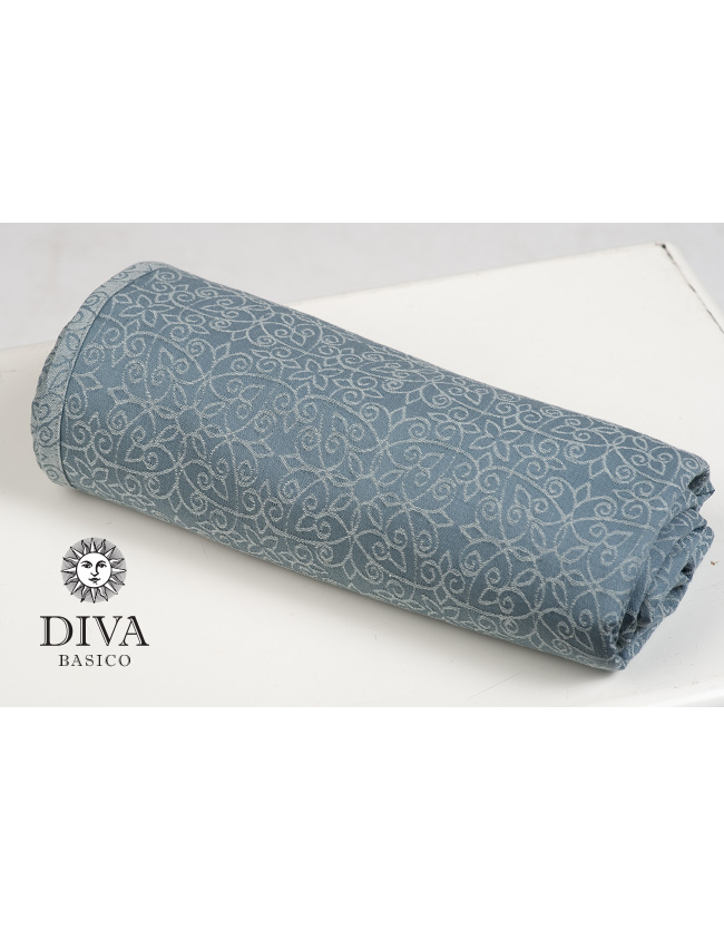 Diva Basico 100% cotton: Argento - Baby Carrier, Baby Wrap
